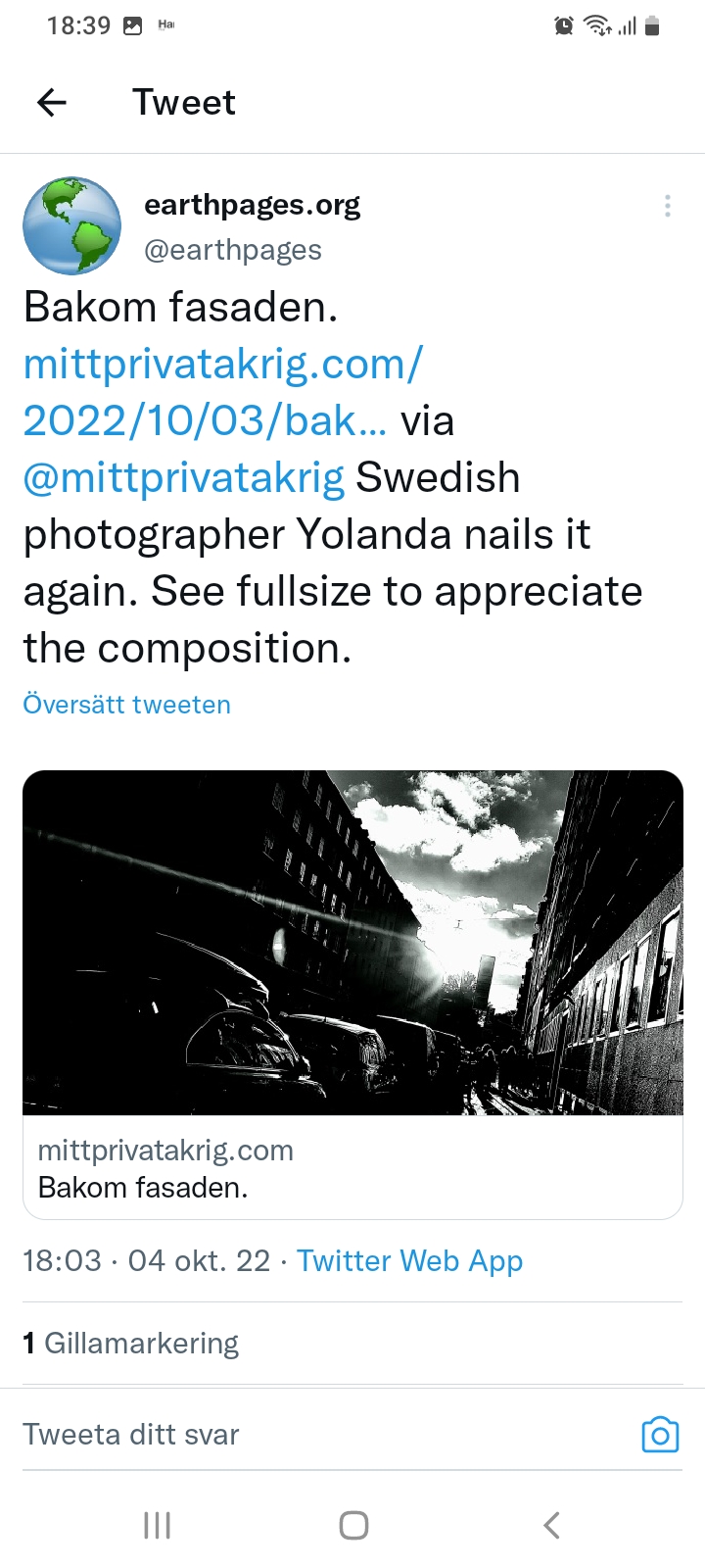 En tweet, som gjorde mig glad / A tweet which made me happy | Yolanda ...